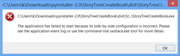 Pyinstaller Windows Bz2pyd Missing Side By Side Configuration Incorrect · Issue 1330 · Kivy