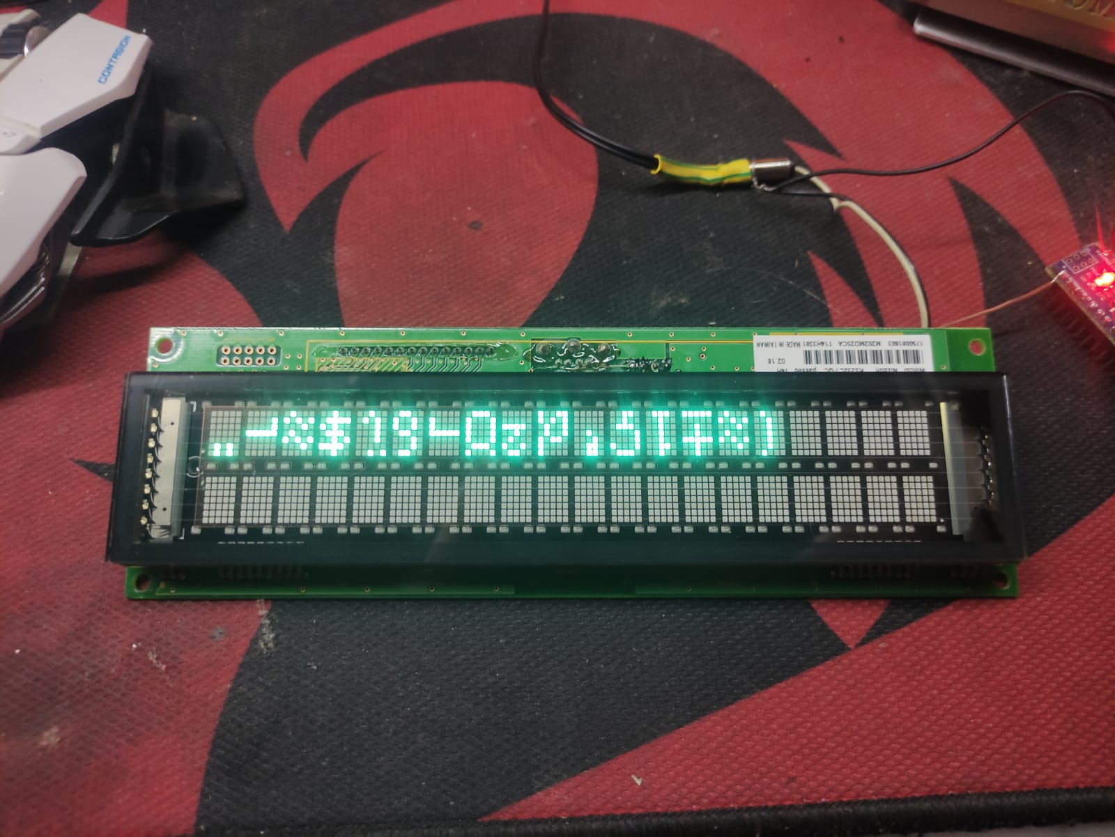 Заголовок сообщения: Re: VFD display BA63\USB, флуоресцентный дисплей