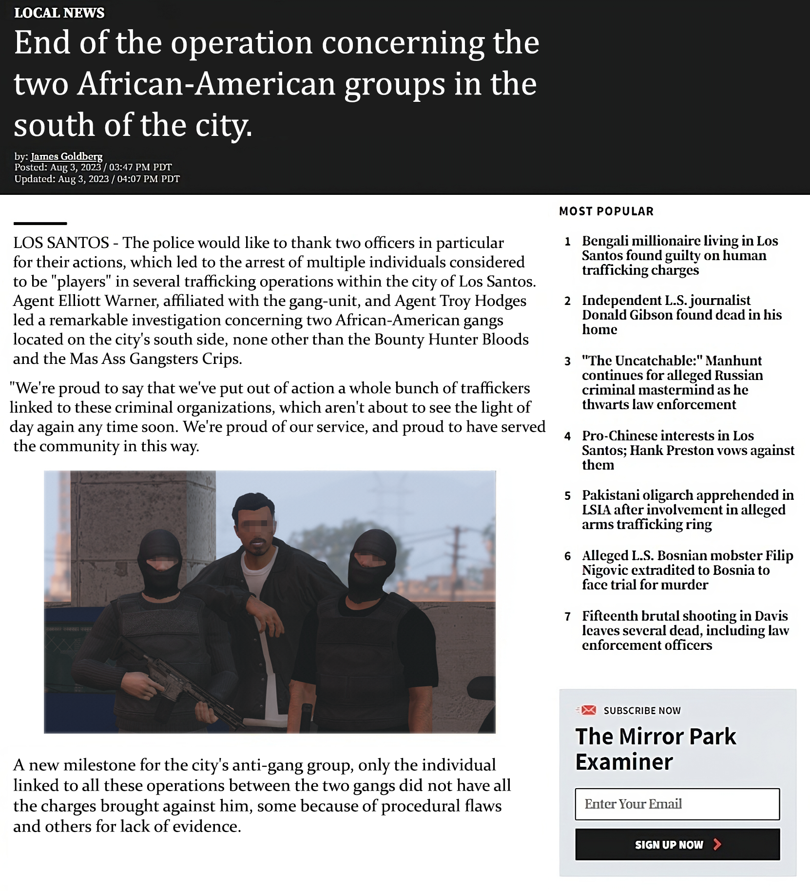 Midnight Black Connection- Criminal MOB (MBC) - Archives - GTAW France