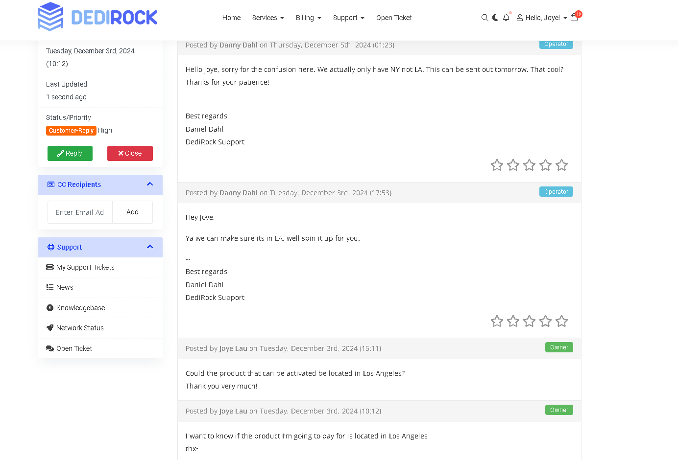 dedirock I just want to let everyone know that your promise is nonsense, right? definitely yes ...