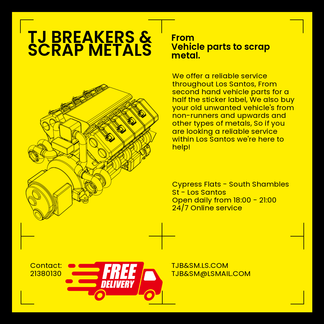 TJ Breakers and Scrap Metals - Business Section - GTA World Forums ...