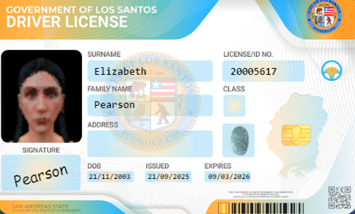 Elizabeth Pearson - Los Santos Police Department
