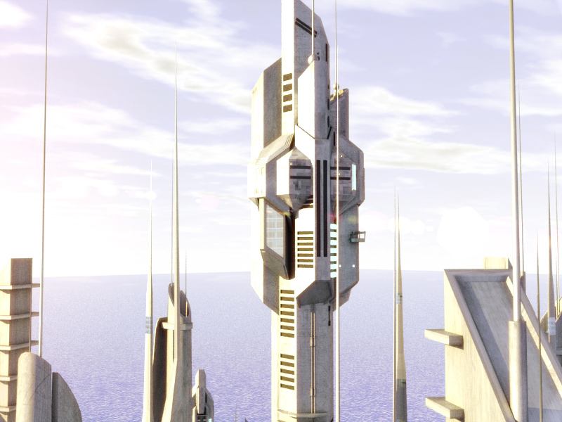 My try at modeling atlantis (3ds max) - GateWorld Forum