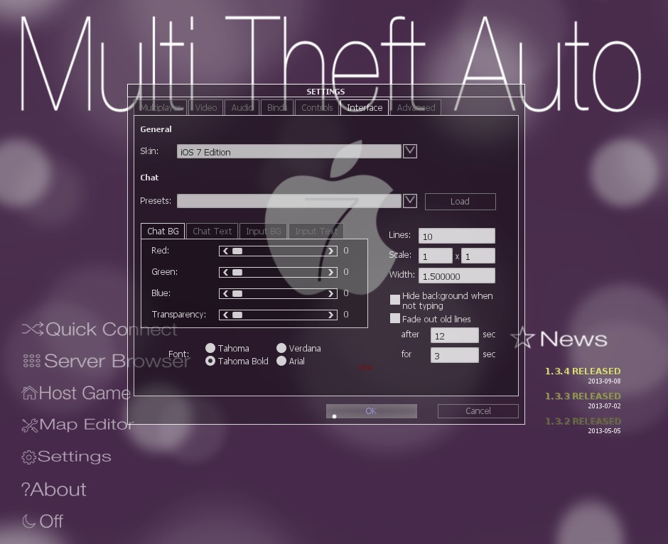 حصريات الاحترافي: Theme ios 7 | MTA SA