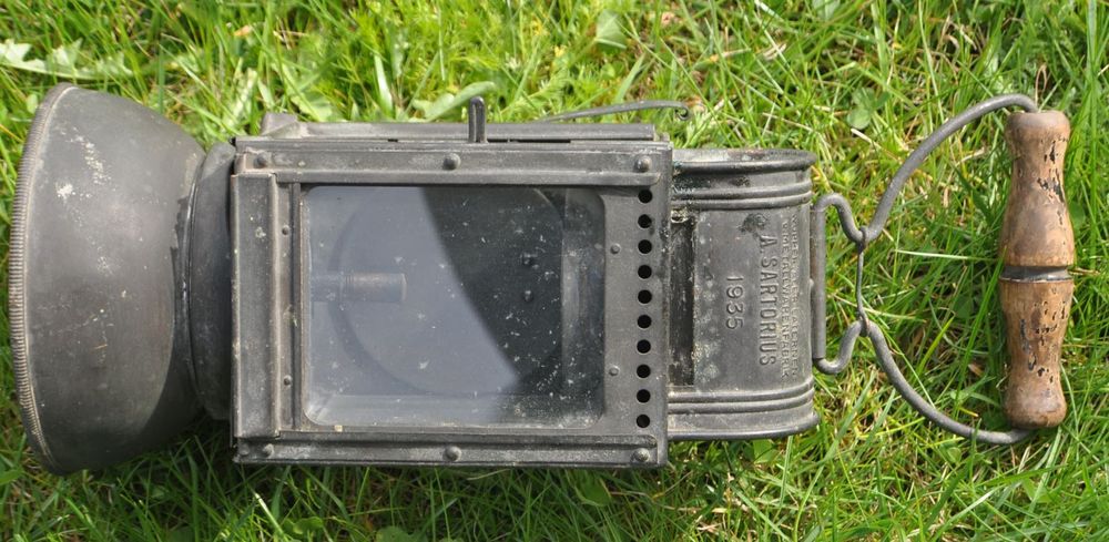 1935 Germany German WWII Era Hand Lamp Army Railroad Lantern Signal ...