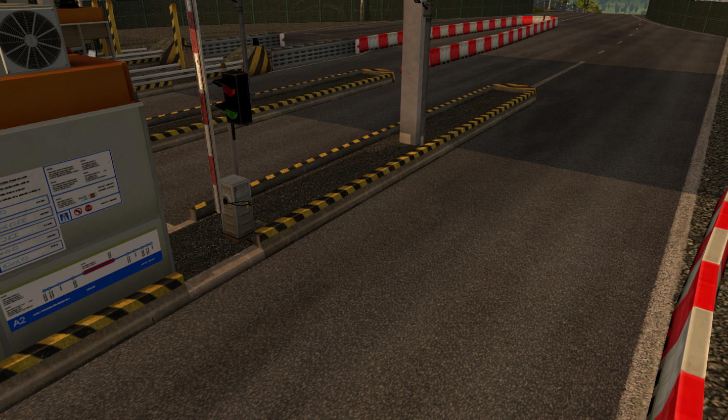 Default ingame tollgate not working in the new location - SCS Software