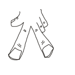 Crip Gang Hand Signs And Meanings Sketch Coloring Page